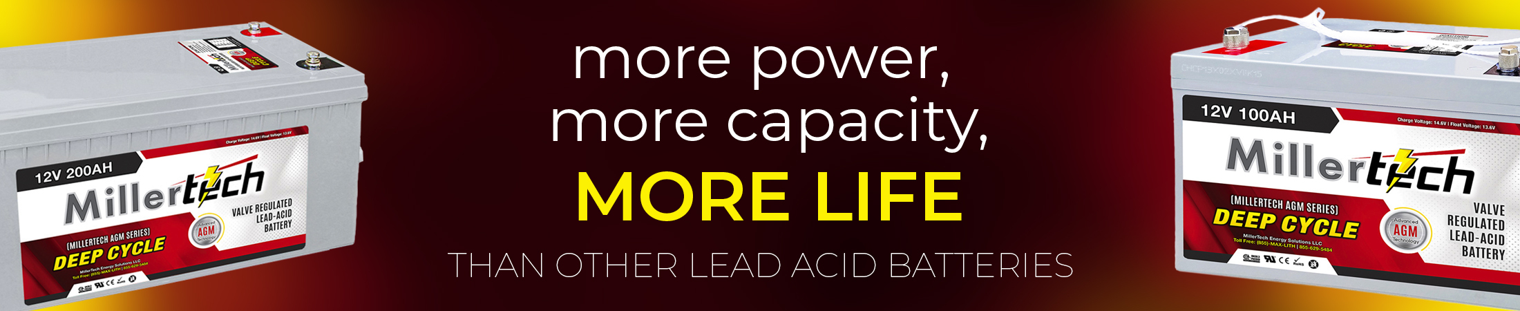 AGM Batteries - Miller Tech